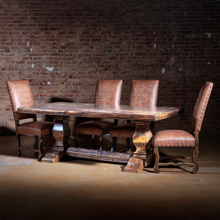 Palomino Ranch Dining Table | Reclaimed Wood Western Dining Table ...